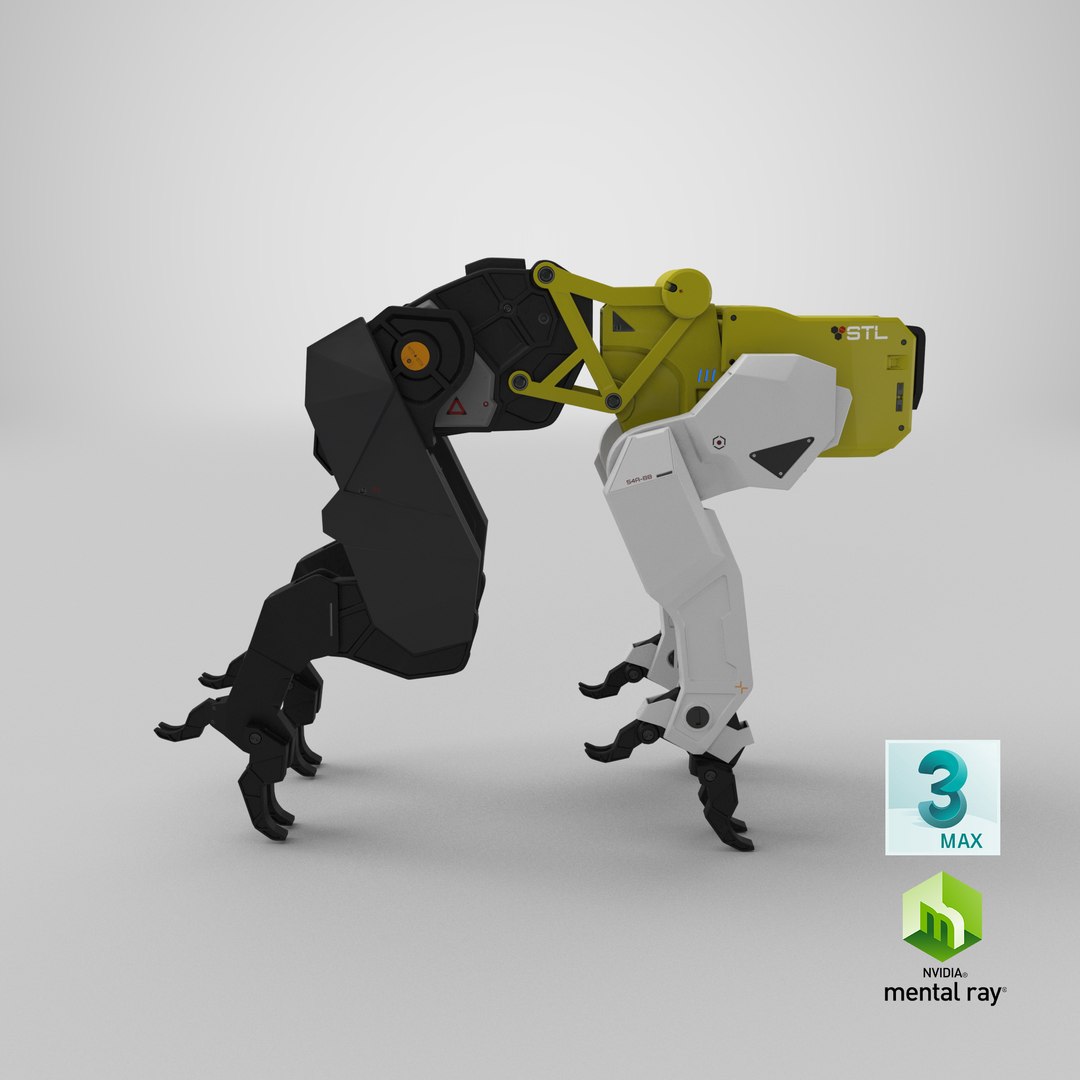 3D sci-fi robotics animal model - TurboSquid 1233504