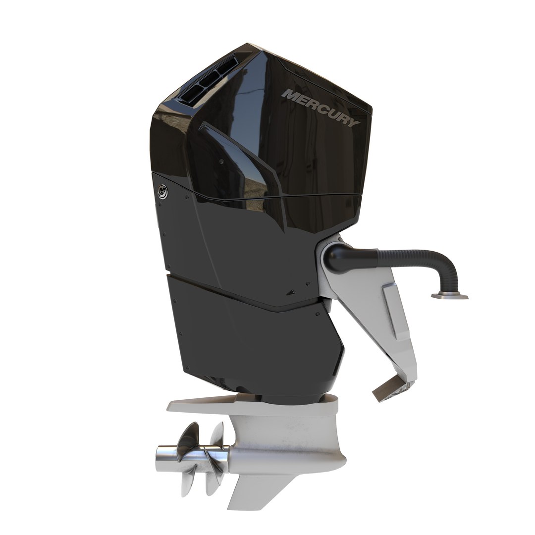 Outboard Motor V12 600HP 3D Model - TurboSquid 2297579