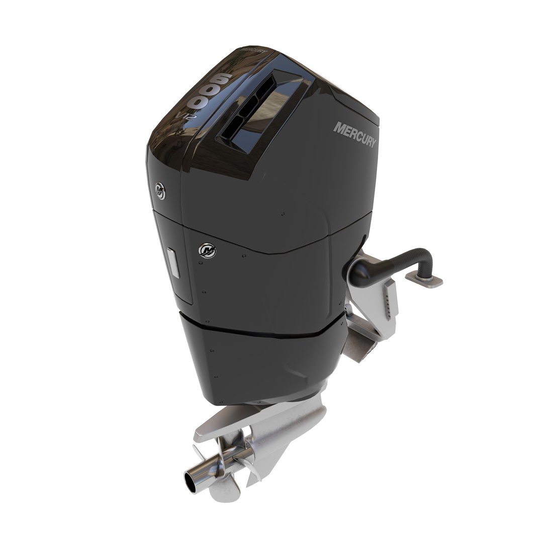 Outboard Motor V12 600HP 3D Model - TurboSquid 2297579
