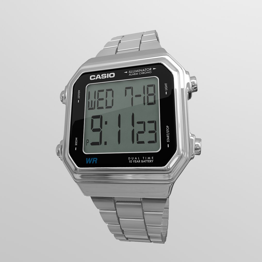 Casio Watch S 3d Model