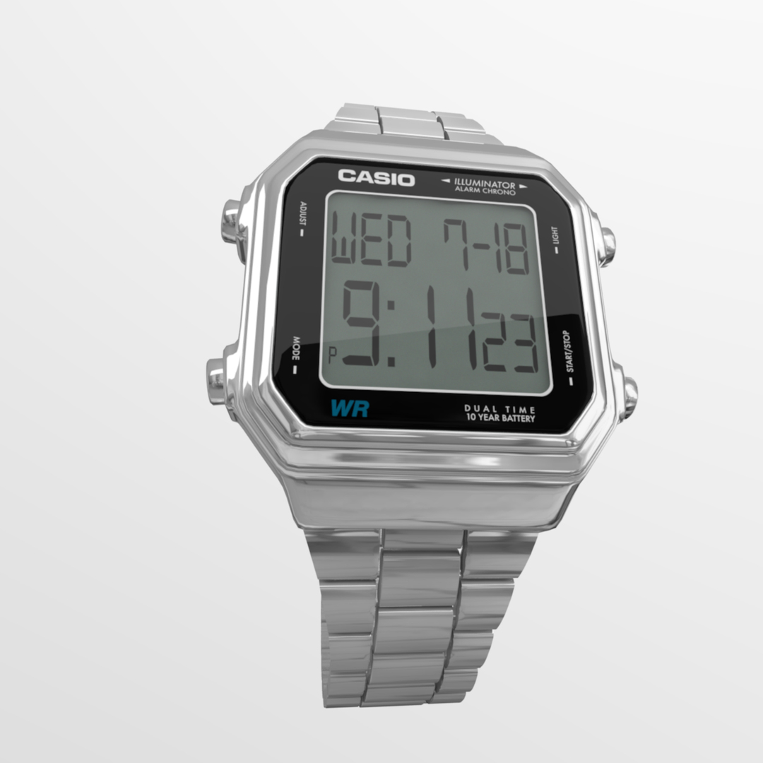 Casio Watch S 3d Model