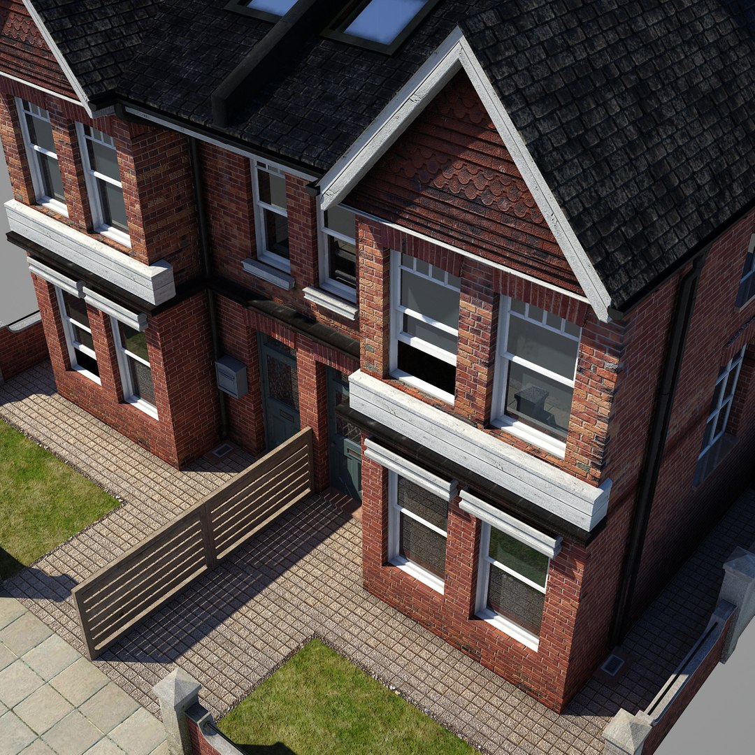 British House 1 Model - TurboSquid 1149401