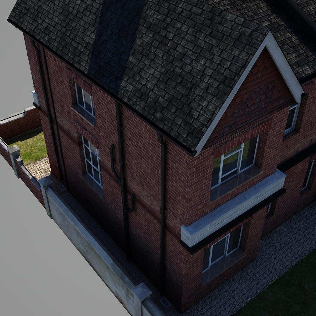 British House 1 Model - TurboSquid 1149401