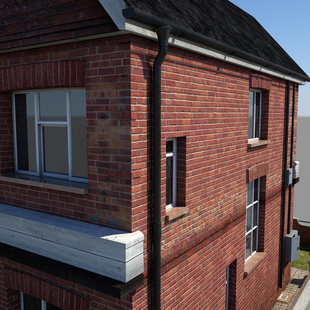 British House 1 Model - TurboSquid 1149401