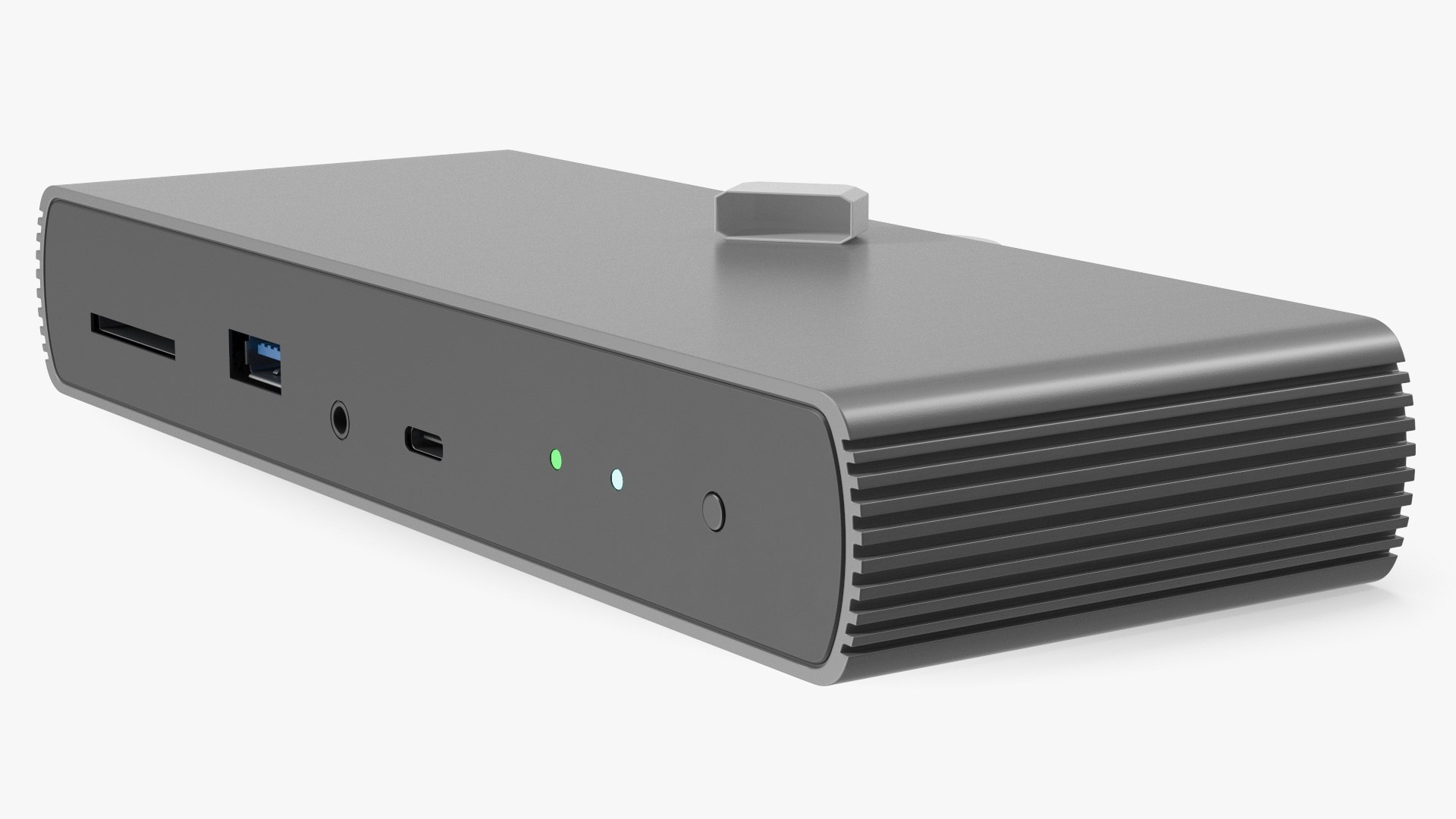 USB-C Docking Hub With Active Storage Devices 3D Model - TurboSquid 2413210