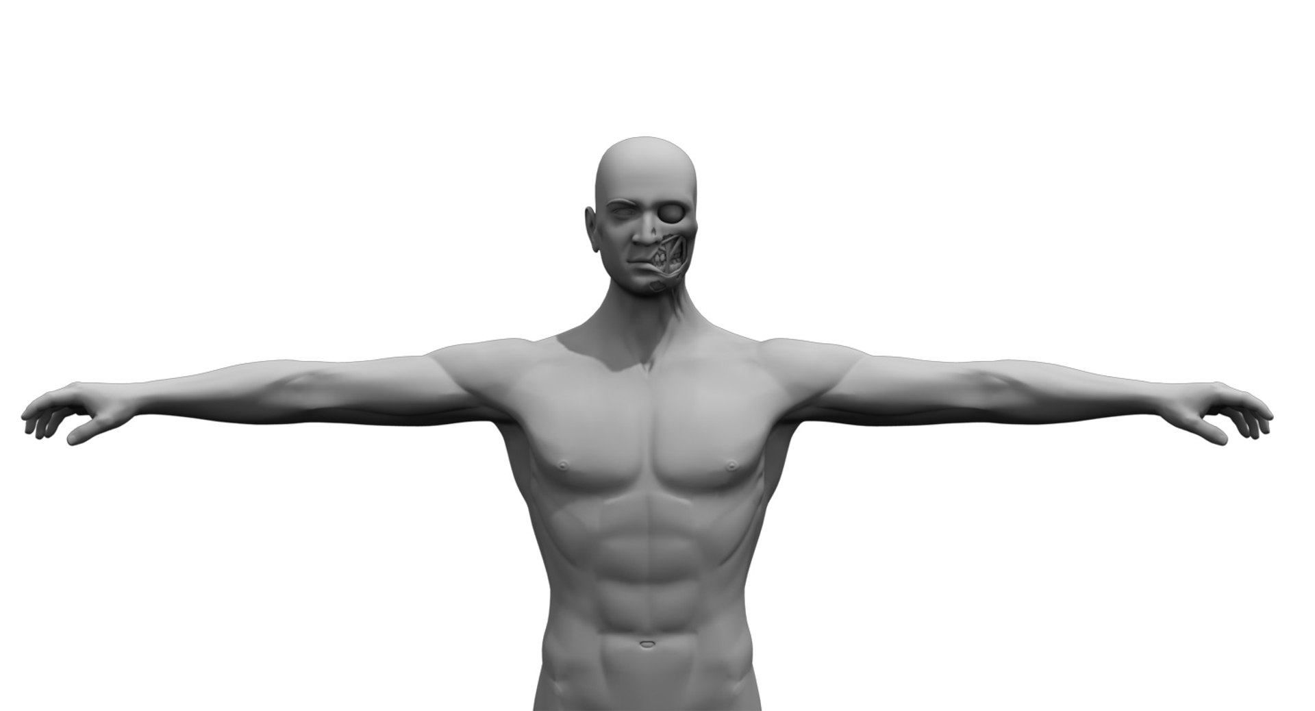 3D Horror Man - TurboSquid 1515639