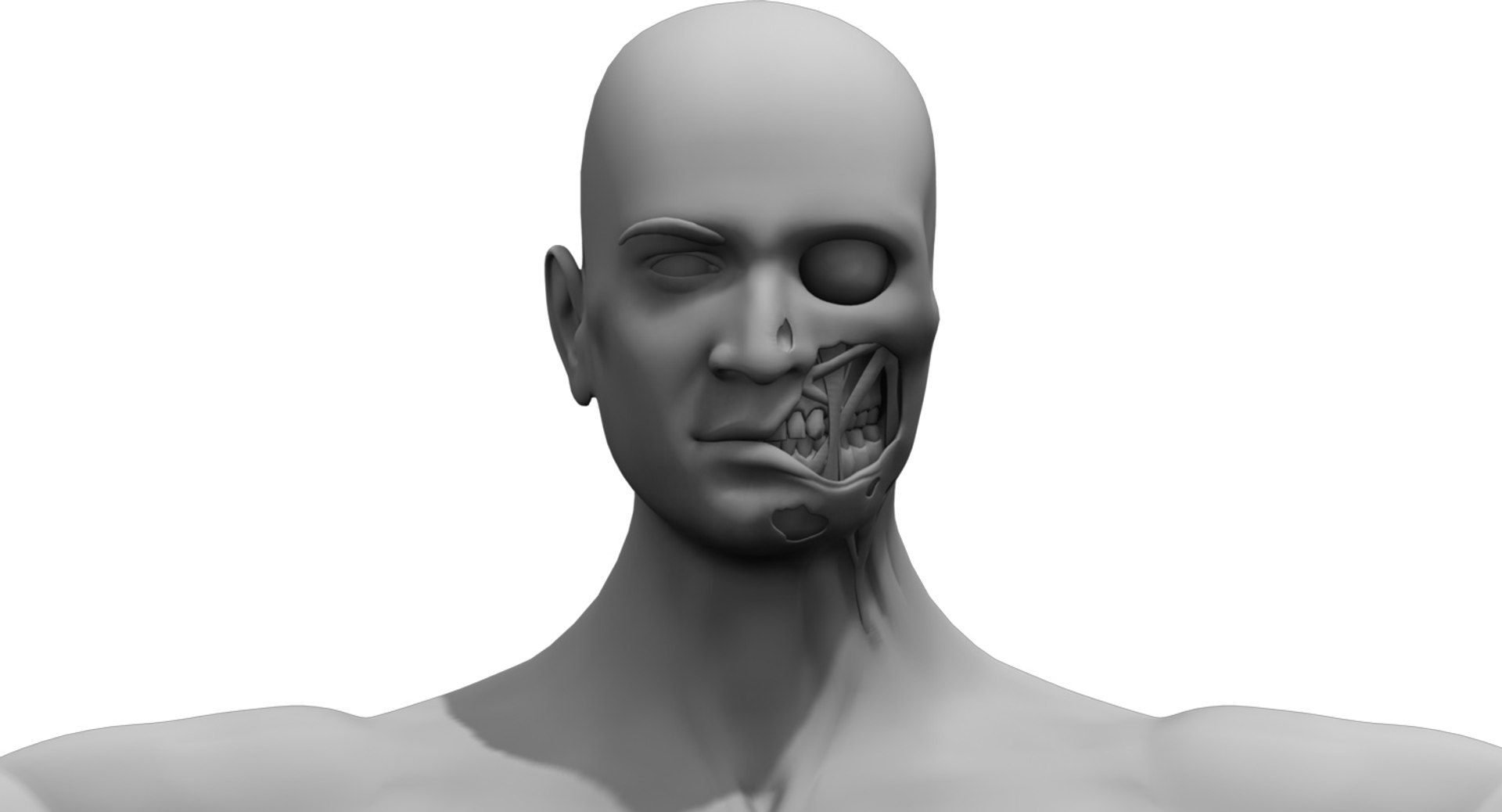 3D Horror Man - TurboSquid 1515639