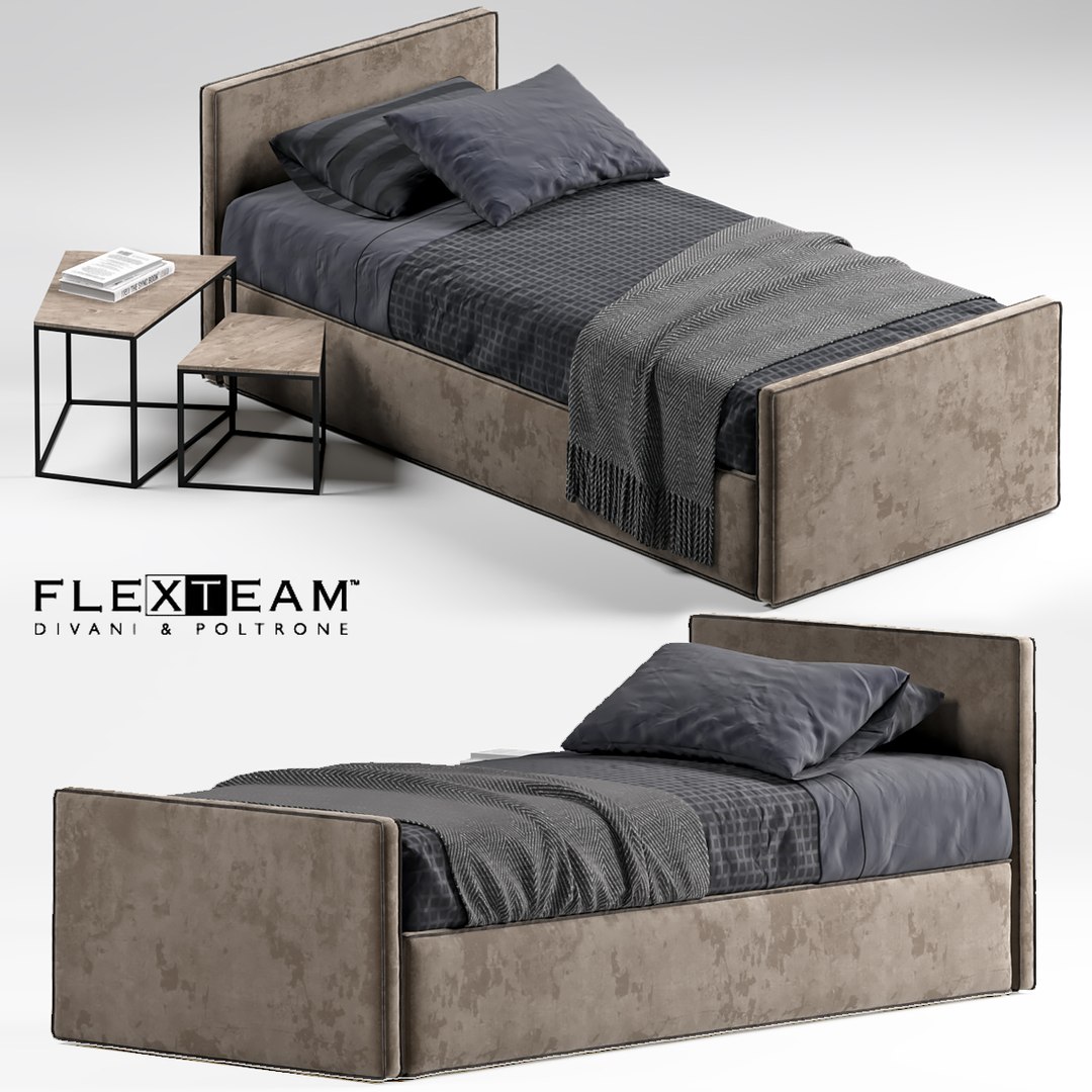 Single Bed 3D Model - TurboSquid 1332782