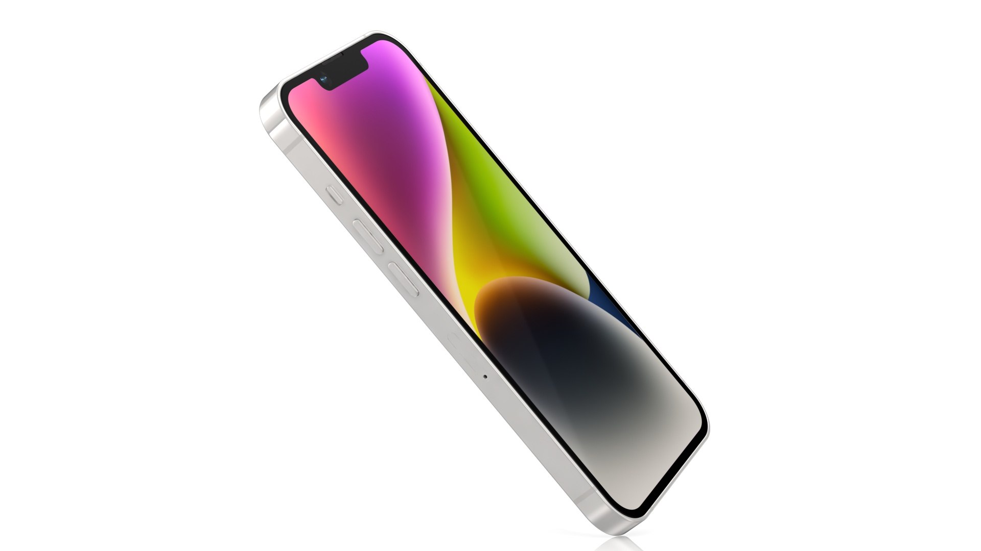 Apple IPhone 14 Starlight 3D Model - TurboSquid 1960084