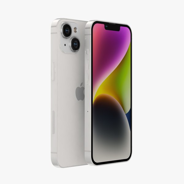 Apple iPhone 14 Starlight 3D model - TurboSquid 1960084