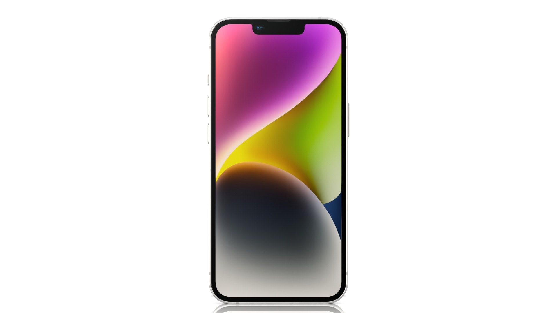 Apple IPhone 14 Starlight 3D Model - TurboSquid 1960084