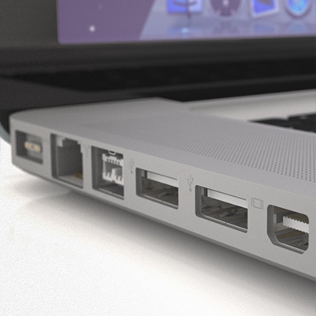 3d Apple Macbook Pro Led Model