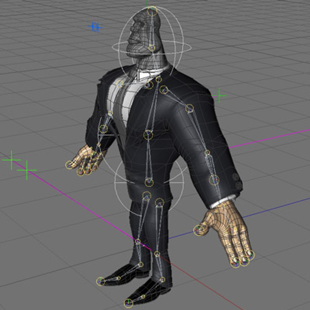 C4d Muscular Cartoon Toon