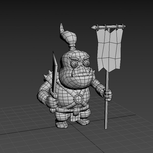 modelo 3d Orc Low Poly - TurboSquid 1148723