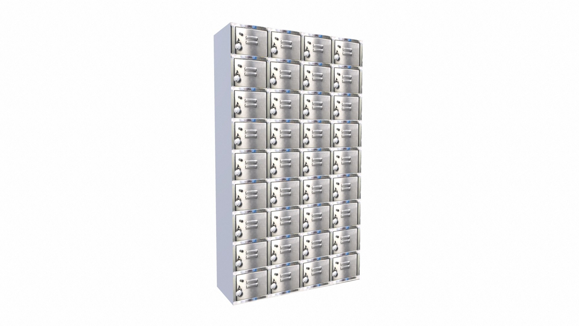 Lockers Lowpoly Model 3D Model - TurboSquid 2337480