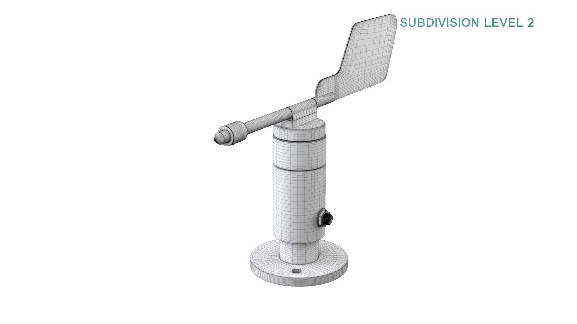 Wind Direction Sensor 3D Model - TurboSquid 1781343