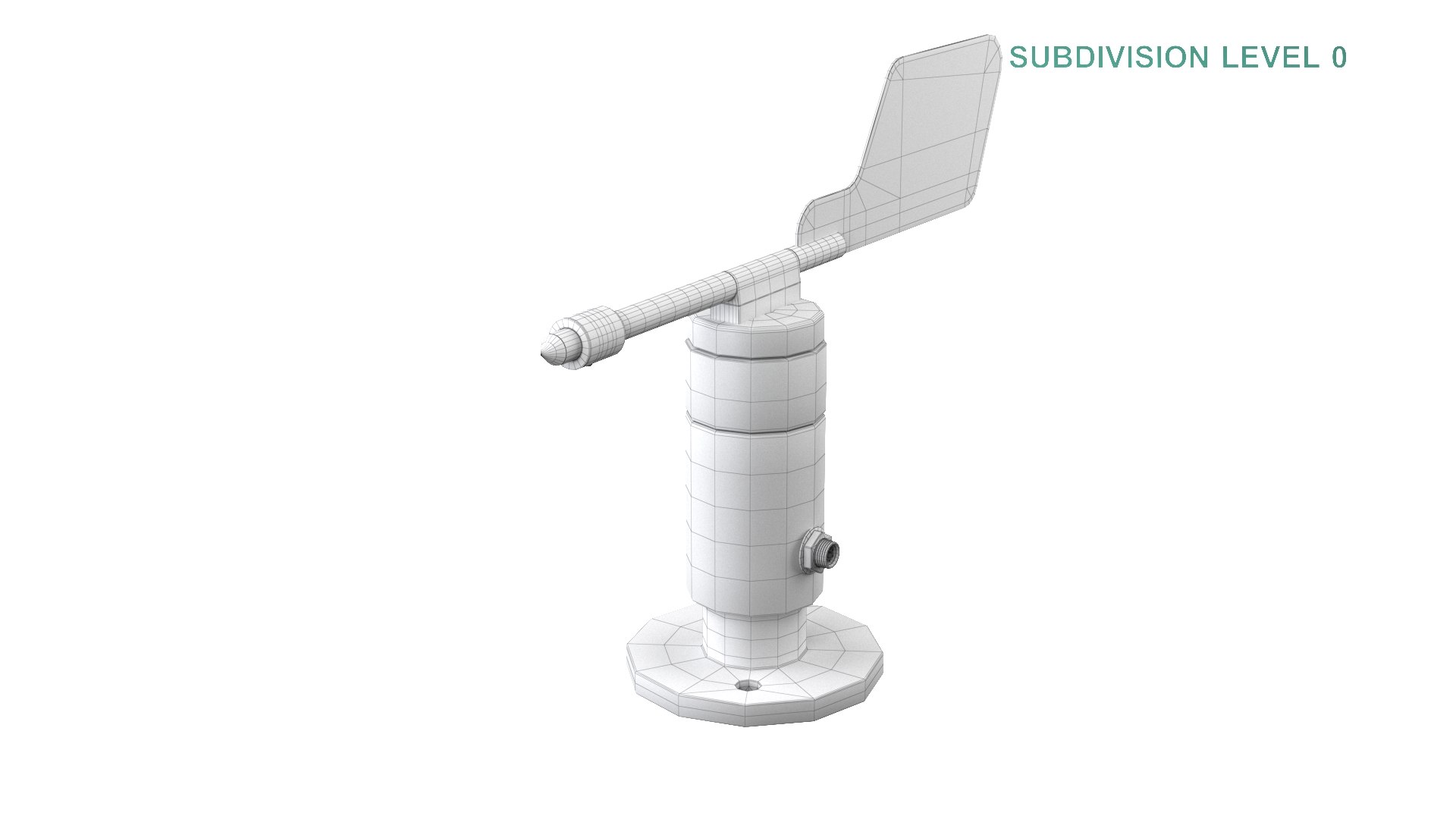 Wind Direction Sensor 3D Model - TurboSquid 1781343