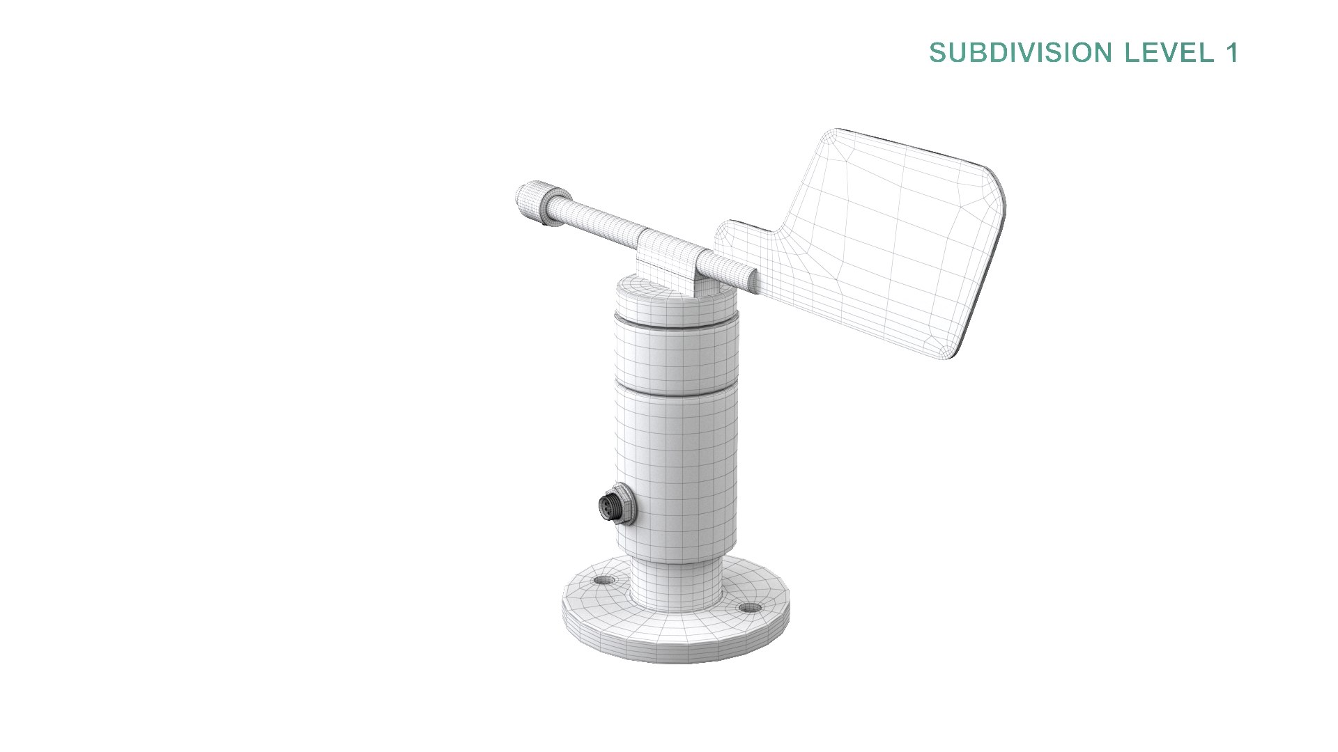 Wind Direction Sensor 3D Model - TurboSquid 1781343