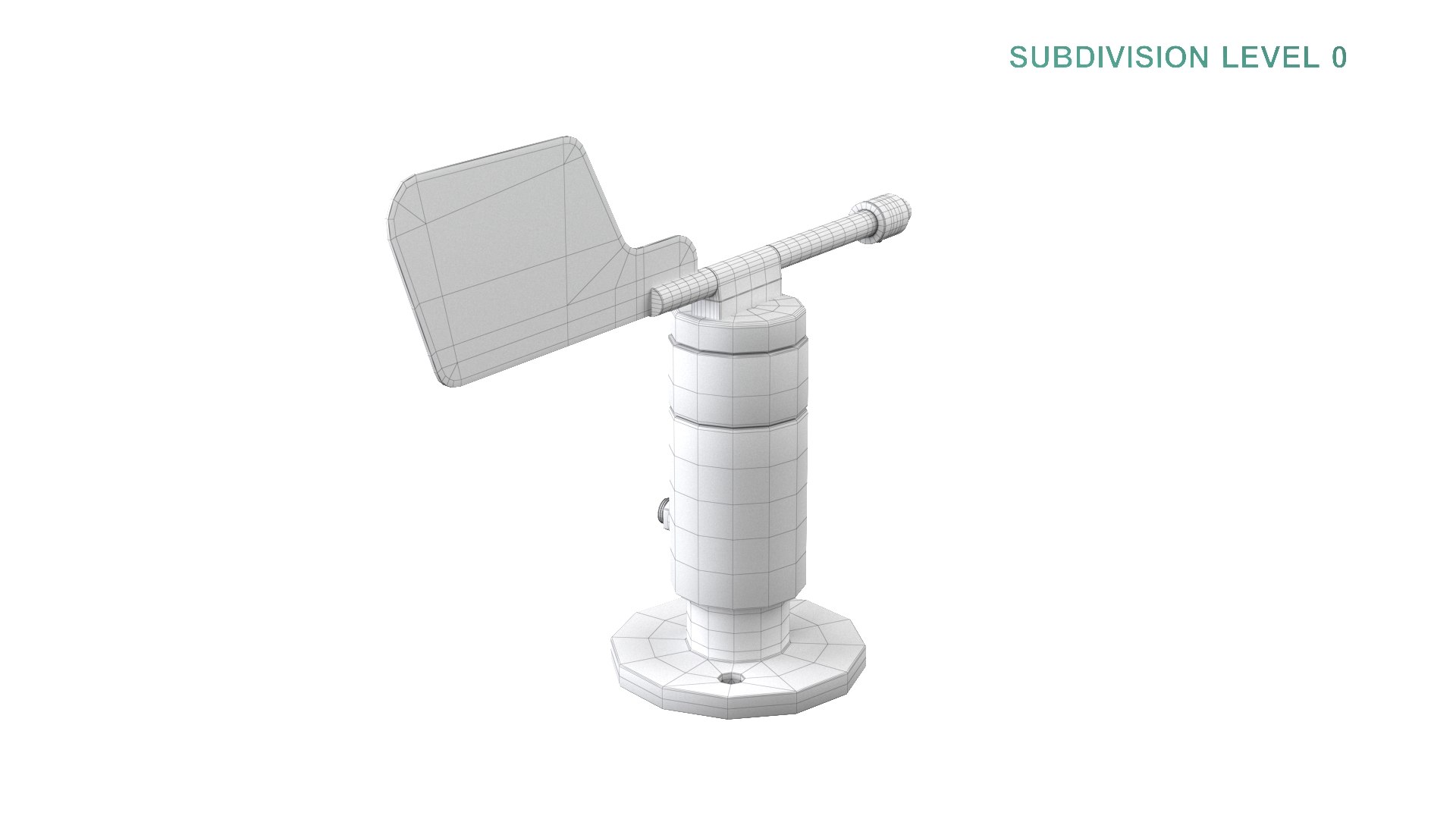 Wind Direction Sensor 3D Model - TurboSquid 1781343