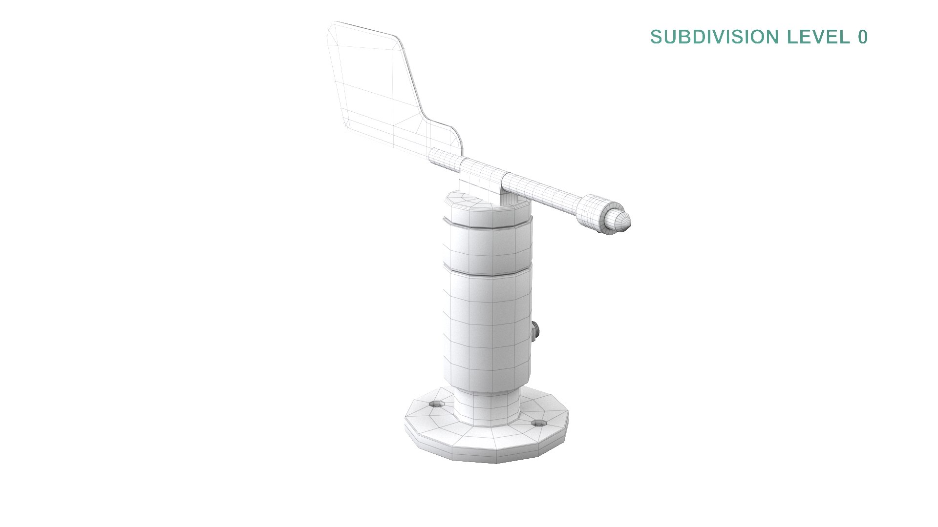 Wind Direction Sensor 3D Model - TurboSquid 1781343