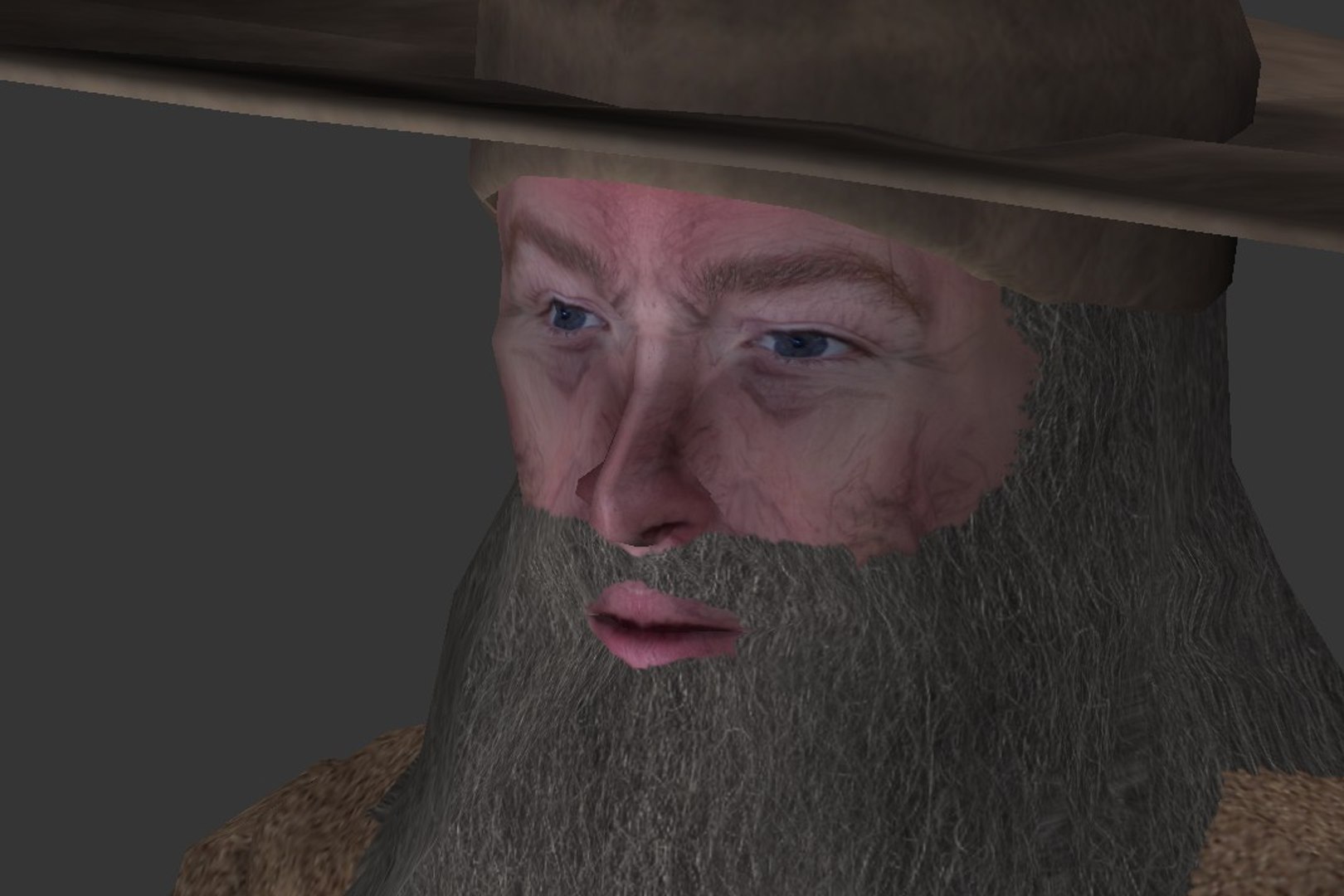 maya wizard character run