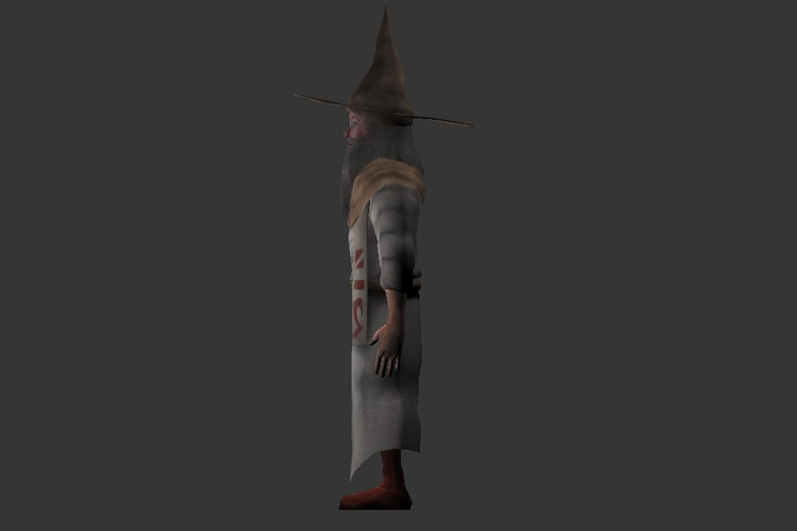 maya wizard character run