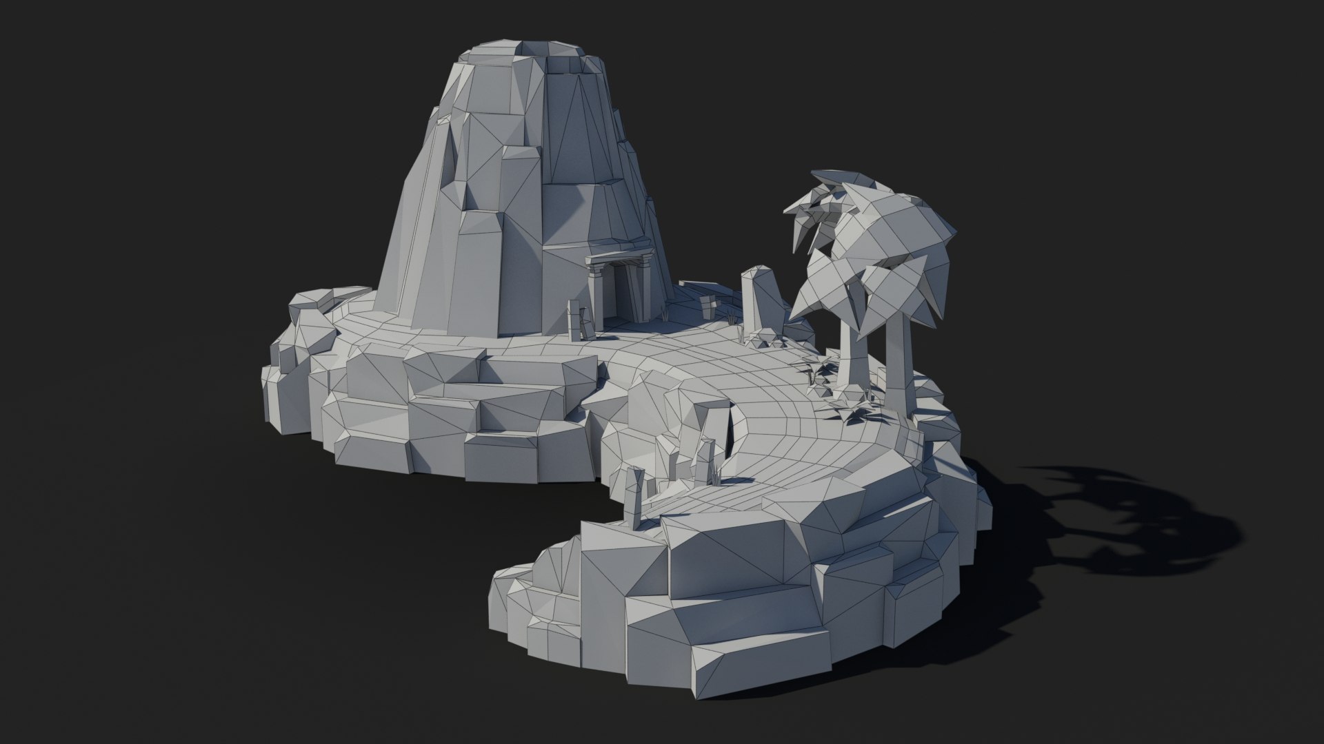 Island Cartoon X5 Low-poly 3D Model 3D Model - TurboSquid 1929791