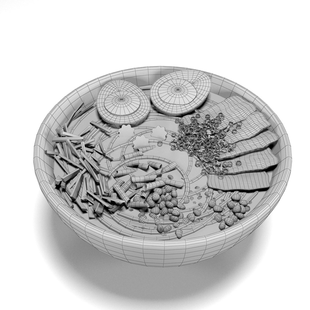 Japanese Food Ramen 3D Model - TurboSquid 1417034
