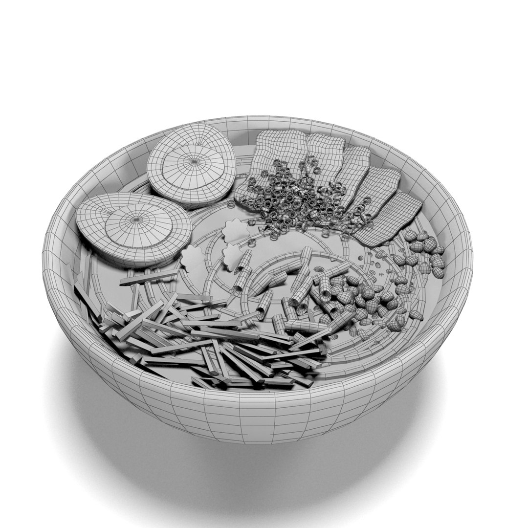Japanese Food Ramen 3D Model - TurboSquid 1417034