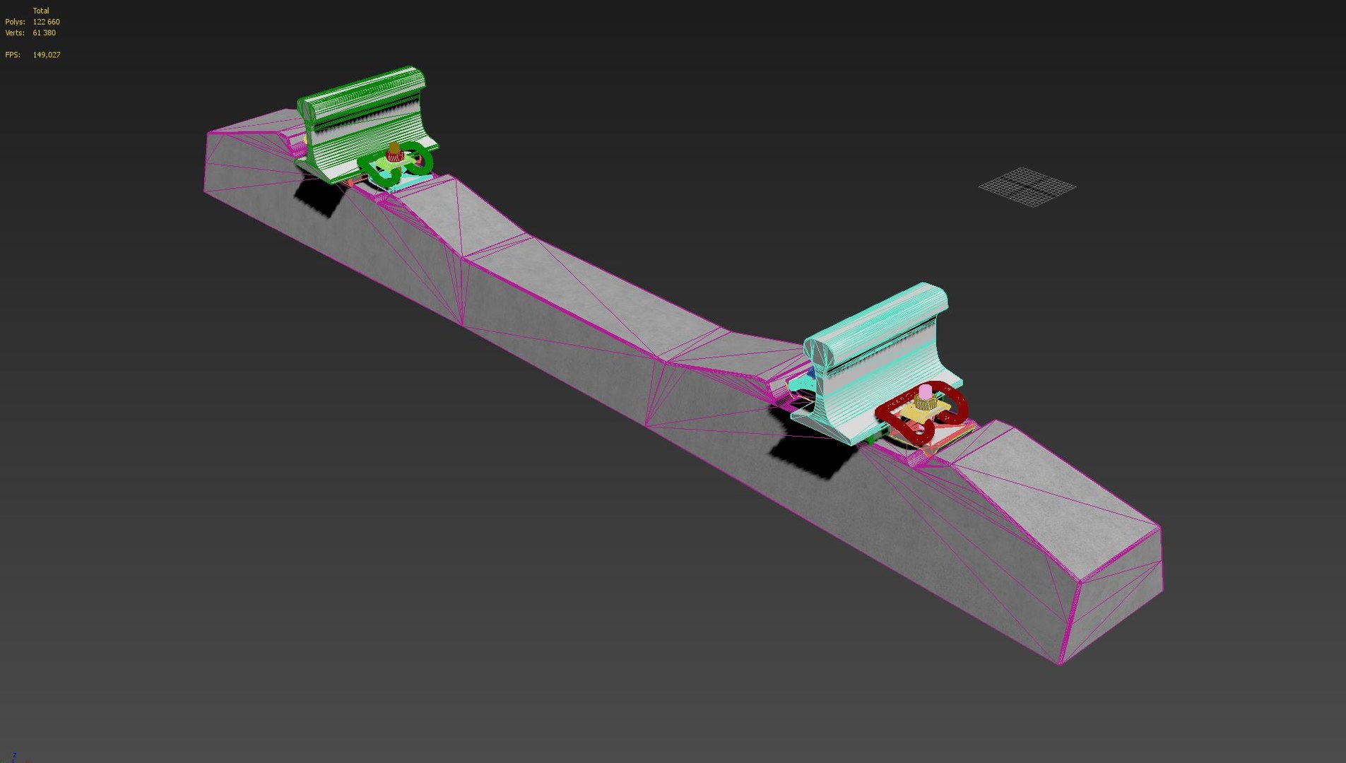 Rail 3D Model - TurboSquid 1414336