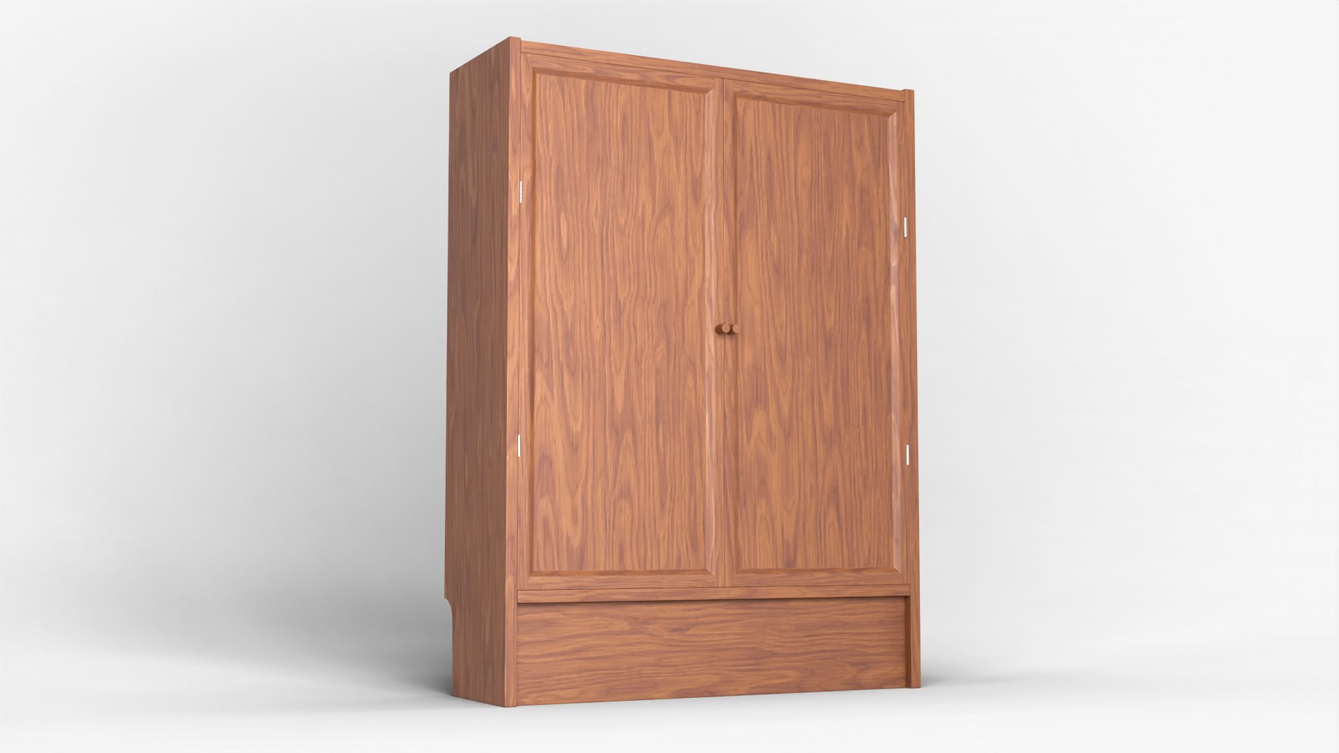 Cabinet 02 - Brown Walnut Model - TurboSquid 2029001