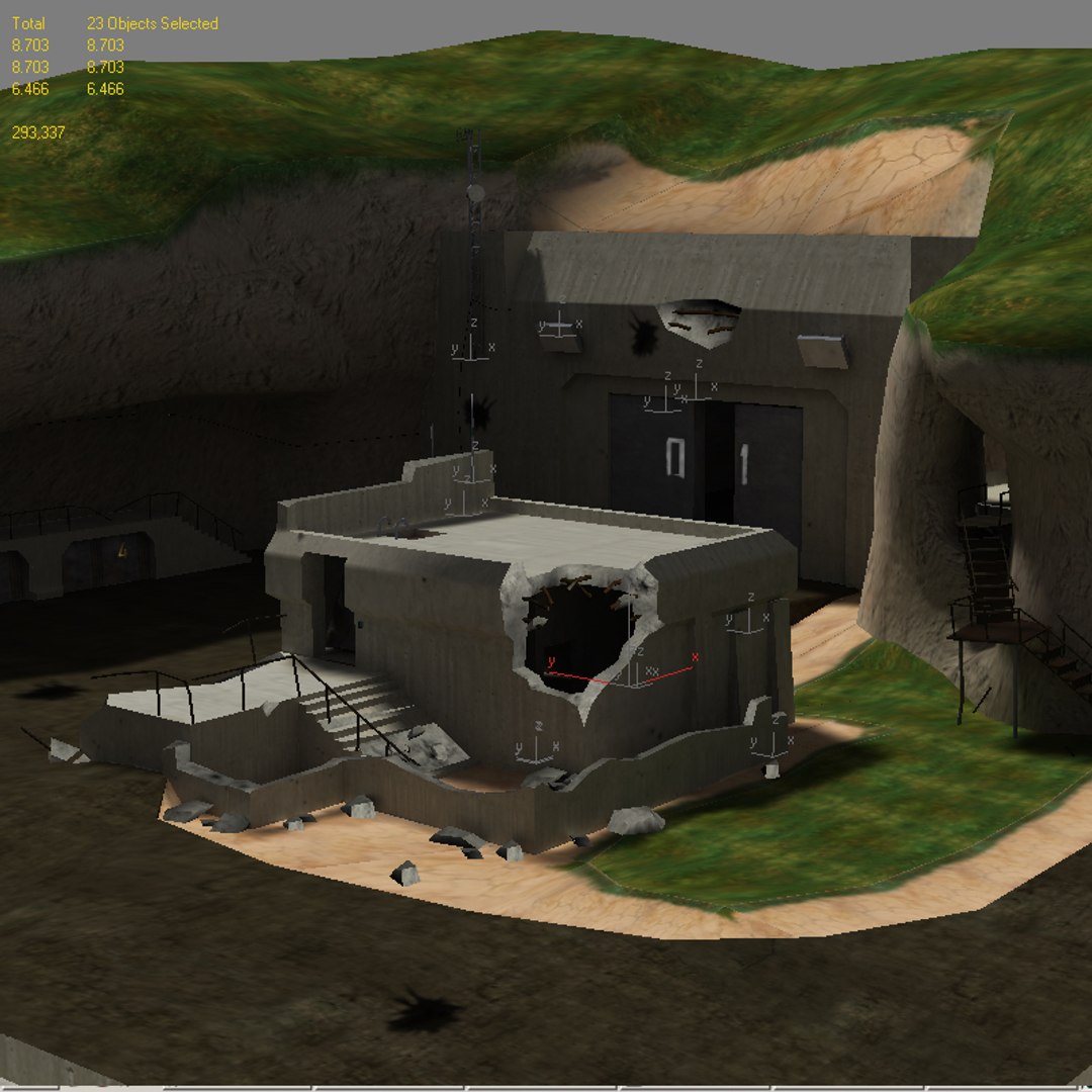 Free Abandonded Military Base 3d Model