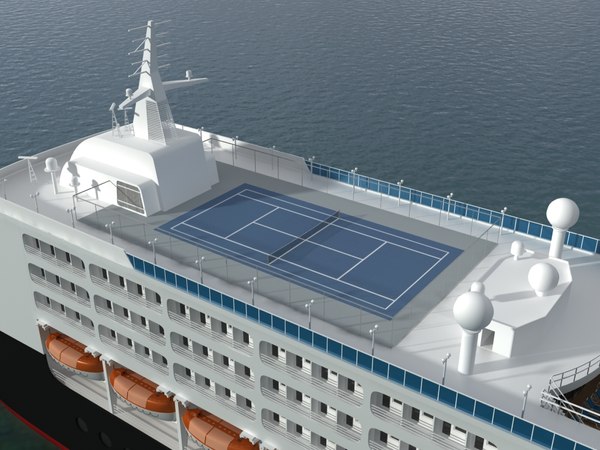 3d mega cruise ship