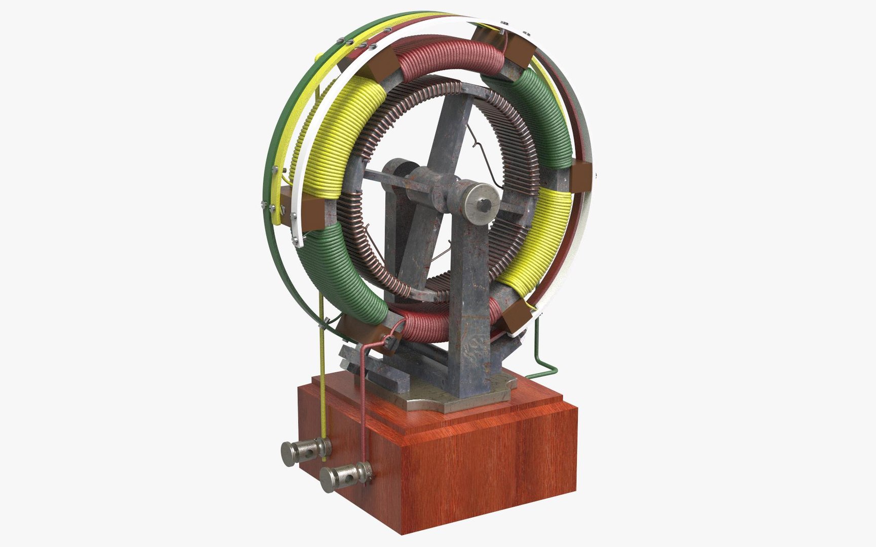 3D Early Electric Motor Model - TurboSquid 1201189