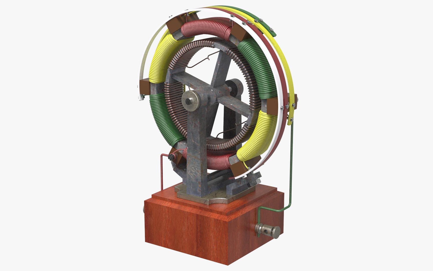 3D Early Electric Motor Model - TurboSquid 1201189