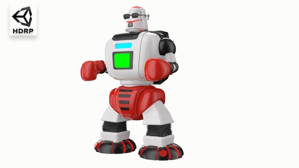 modelo 3d robot estilizado compatible con unity unity hdrp - TurboSquid ...