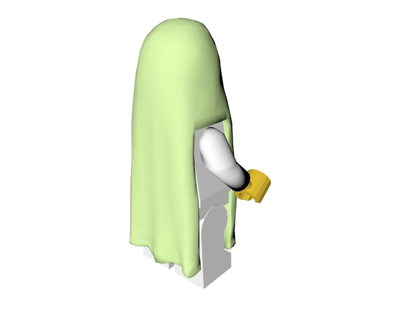 3d Model Of Lego Ghost