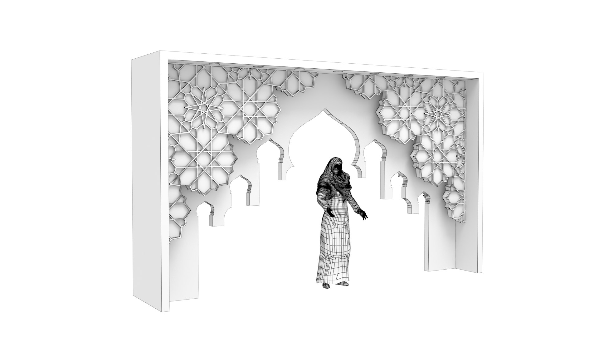3D Gate Islamic - TurboSquid 1665889