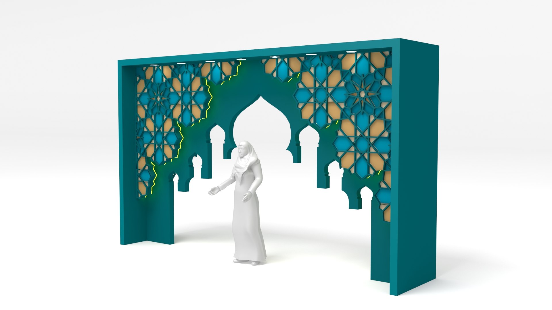 3D Gate Islamic - TurboSquid 1665889