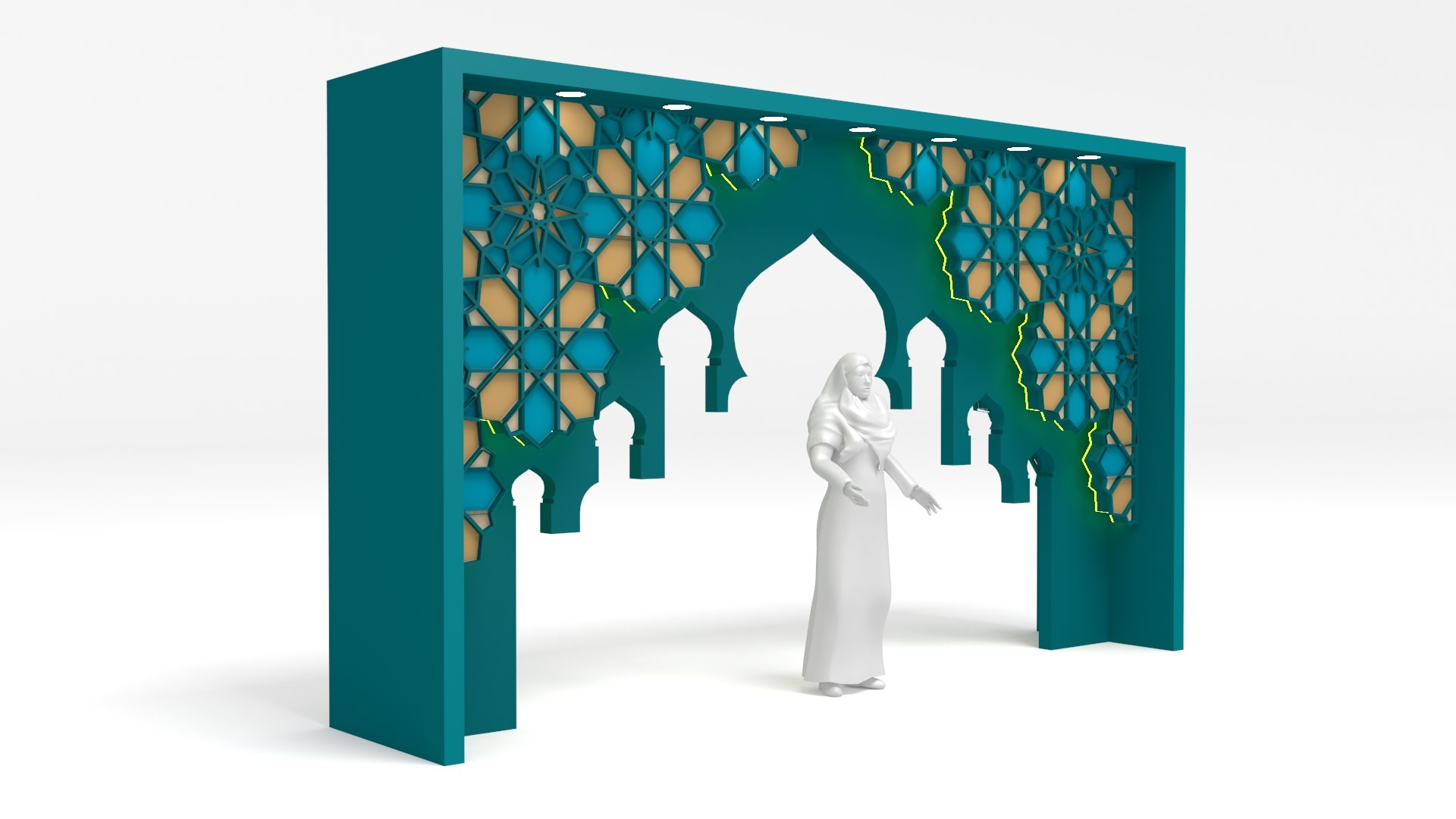 3D Gate Islamic - TurboSquid 1665889
