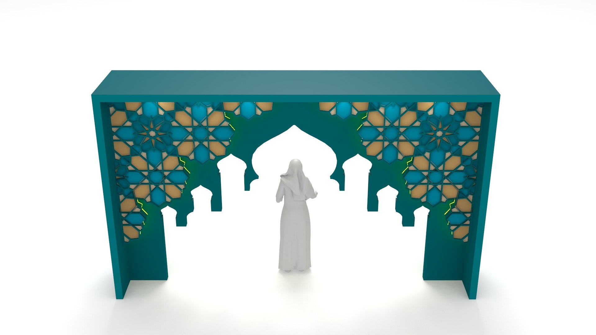 3D Gate Islamic - TurboSquid 1665889