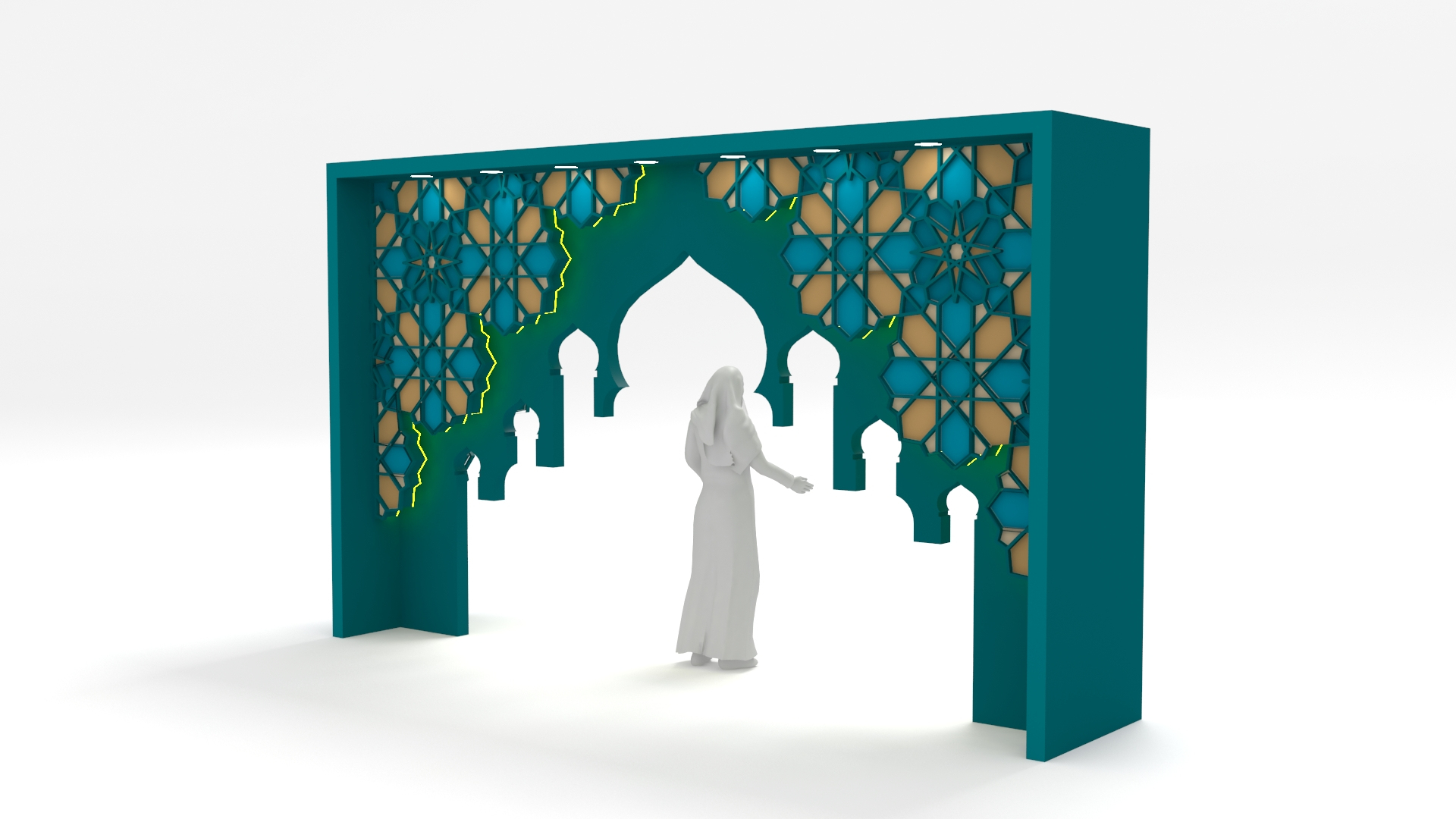 3D gate islamic - TurboSquid 1665889