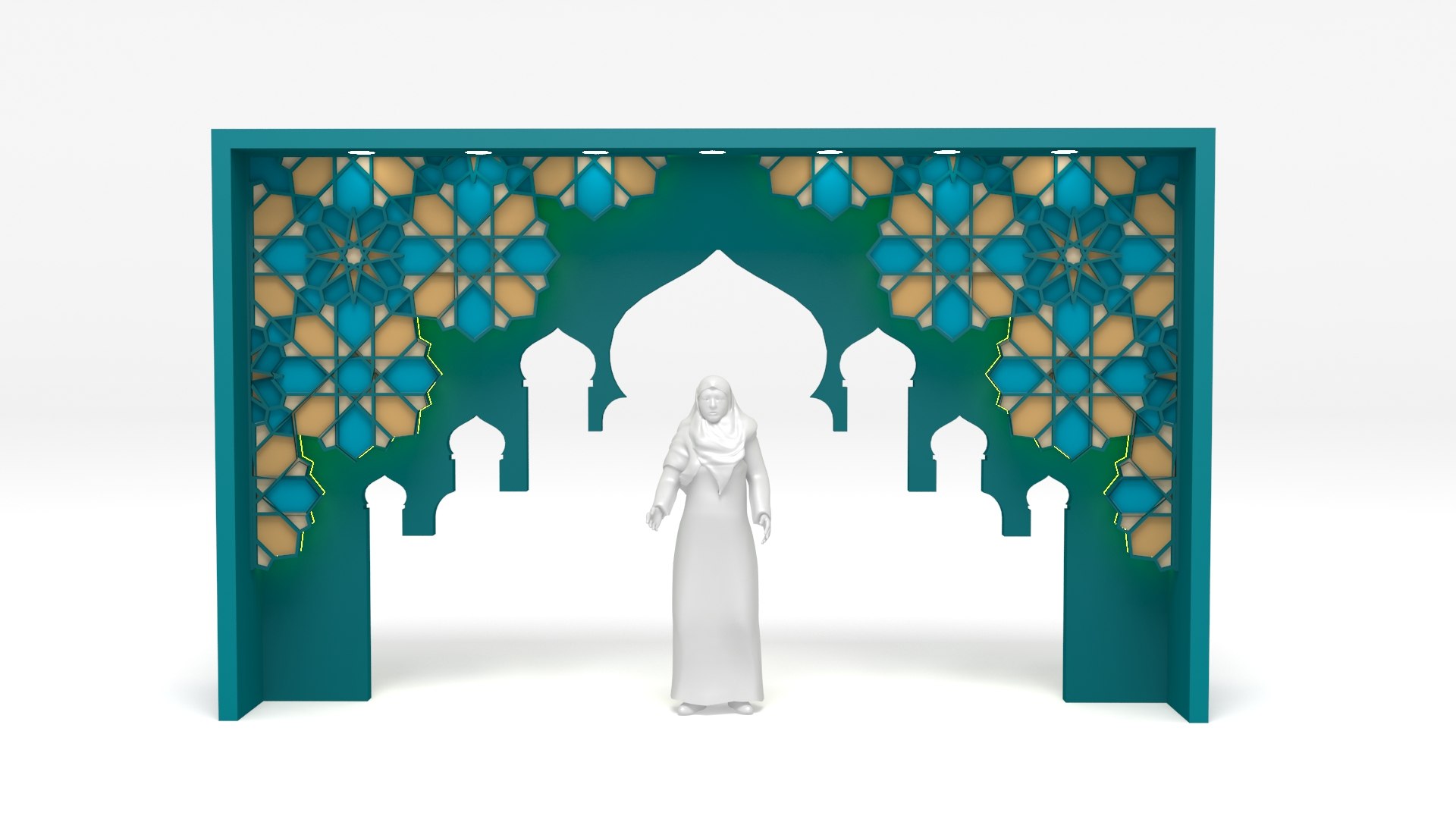 3D Gate Islamic - TurboSquid 1665889