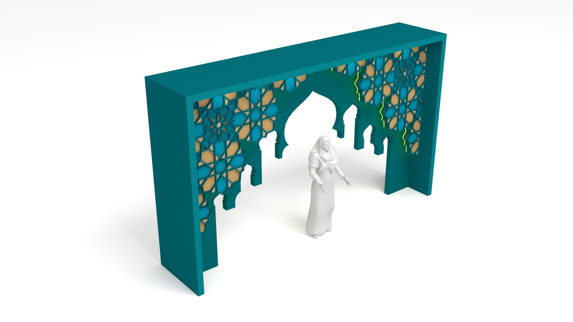 3D Gate Islamic - TurboSquid 1665889