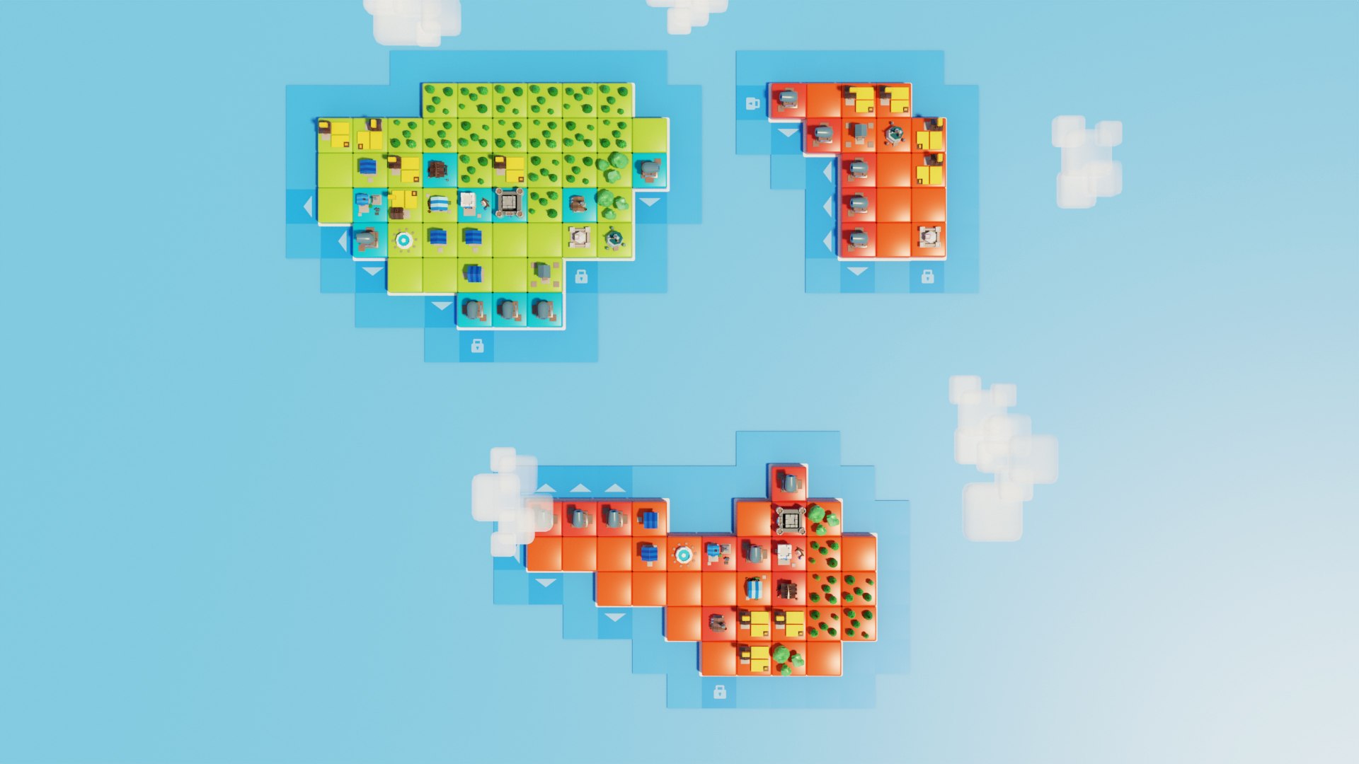 3D Tile Island Castle Model - TurboSquid 1828060