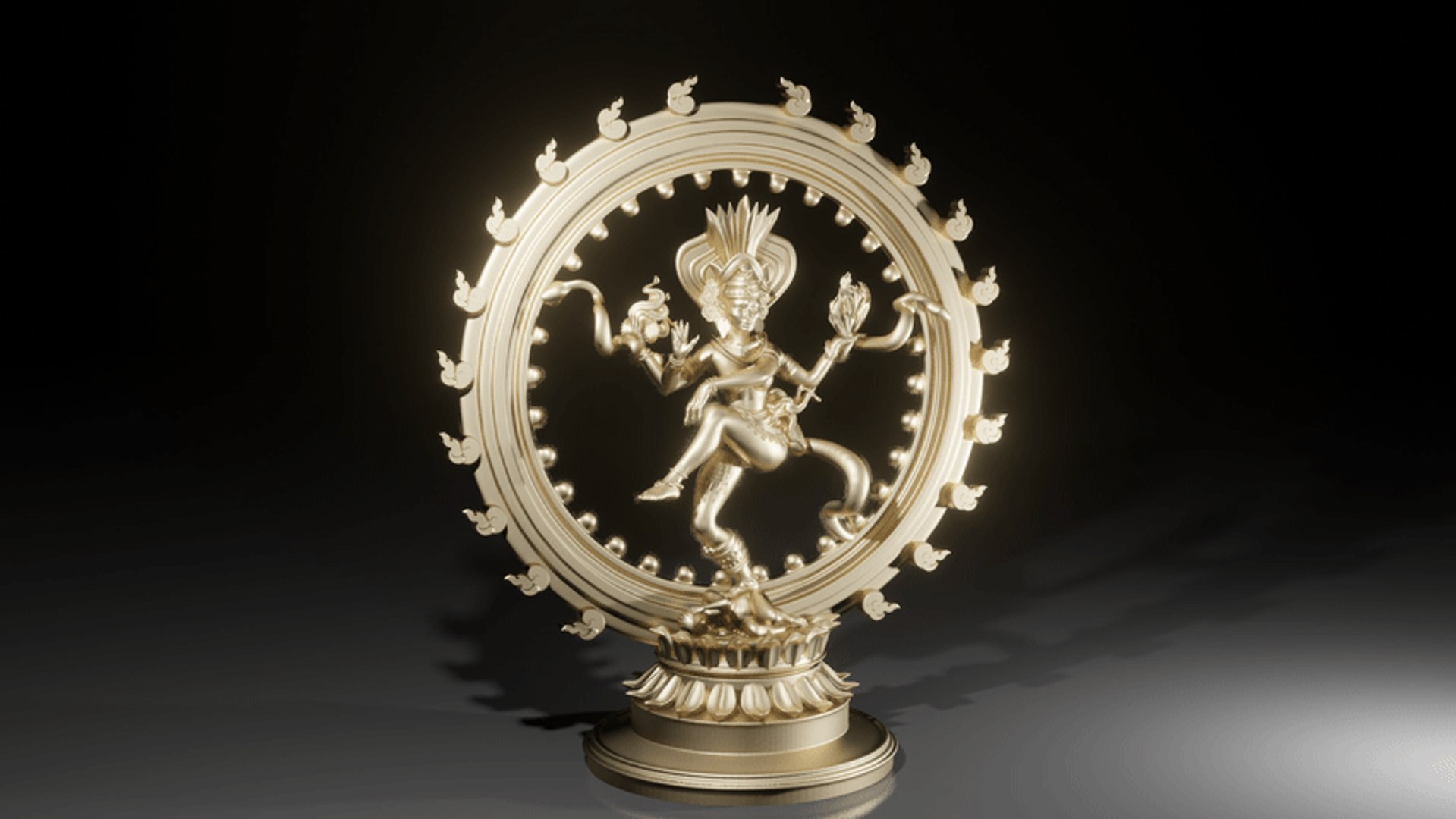 3D Model Shiva Lord Dance - TurboSquid 1572902