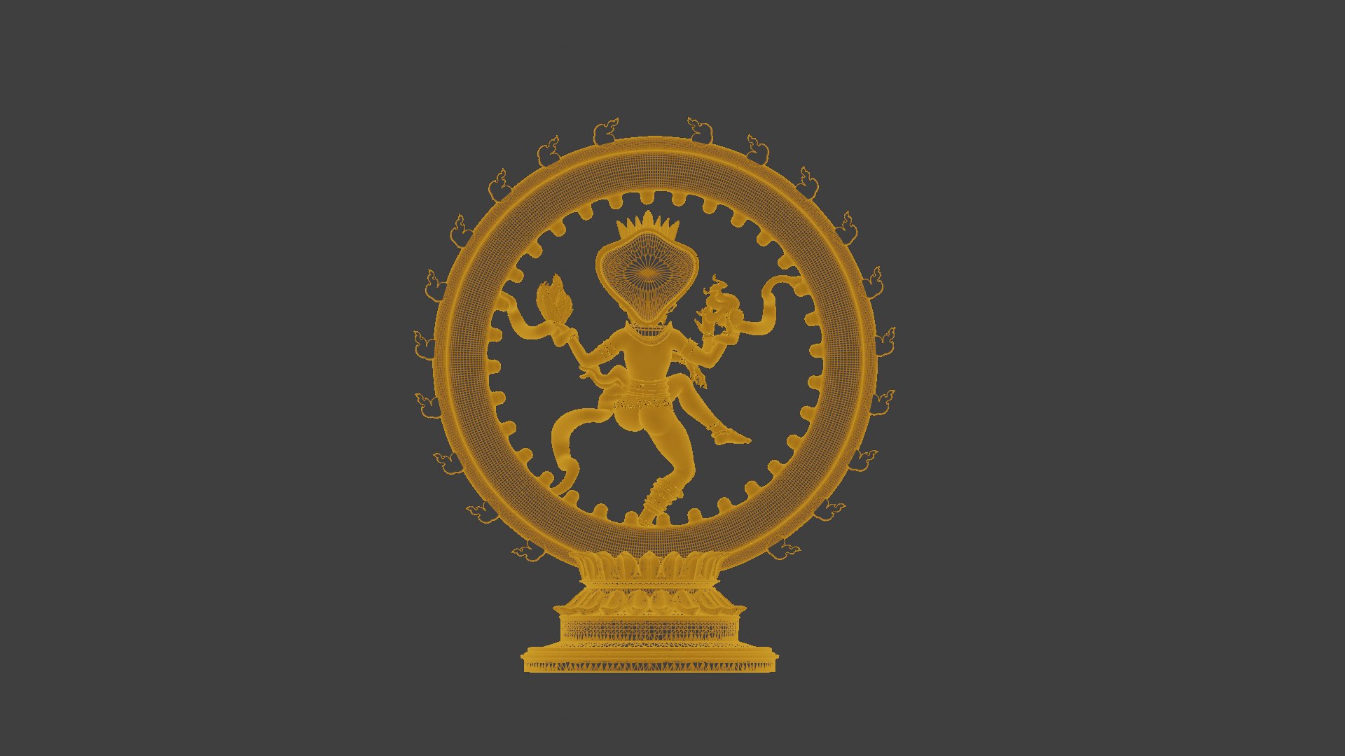 3D Model Shiva Lord Dance - TurboSquid 1572902
