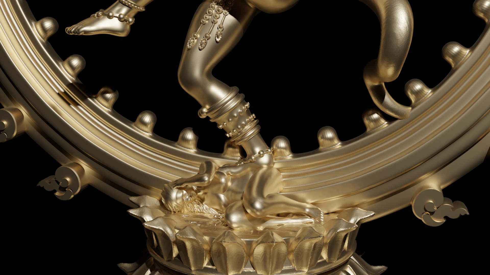 3D Model Shiva Lord Dance - TurboSquid 1572902