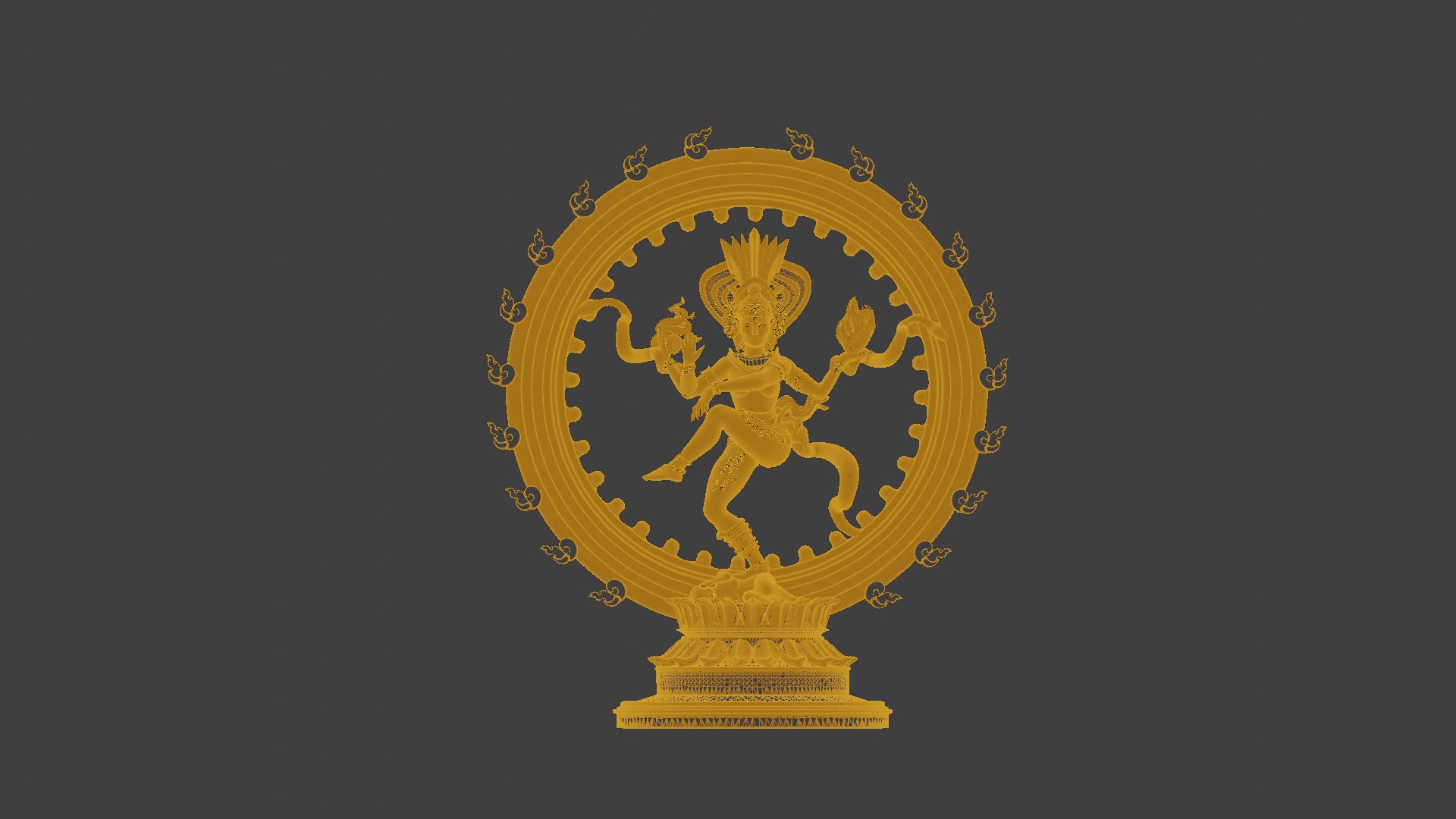 3D Model Shiva Lord Dance - TurboSquid 1572902