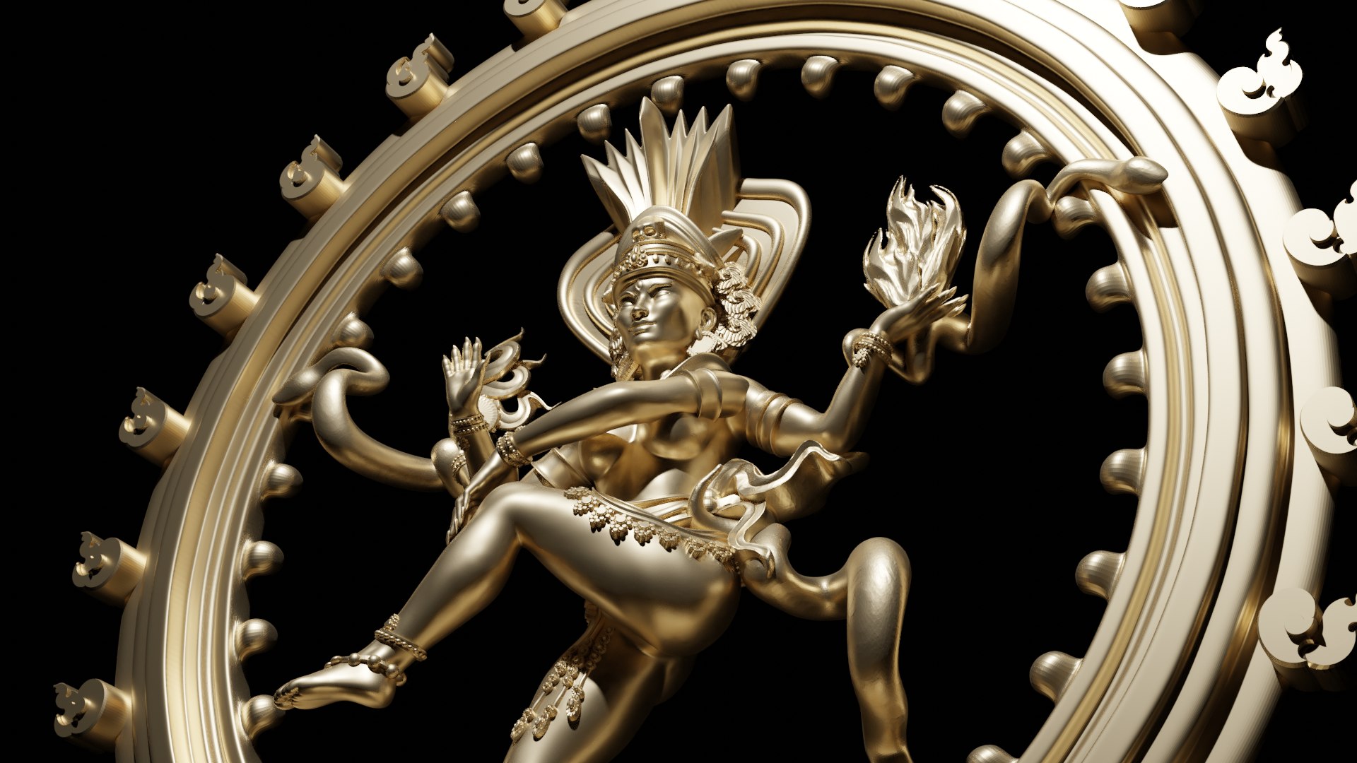 3D Model Shiva Lord Dance - TurboSquid 1572902
